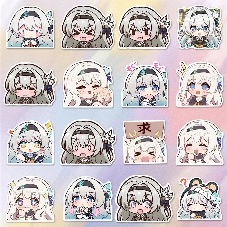 CUTEST FIREFLY STICKERS 94 Pieces Honkai: Star Rail Firefly Waterproof ...