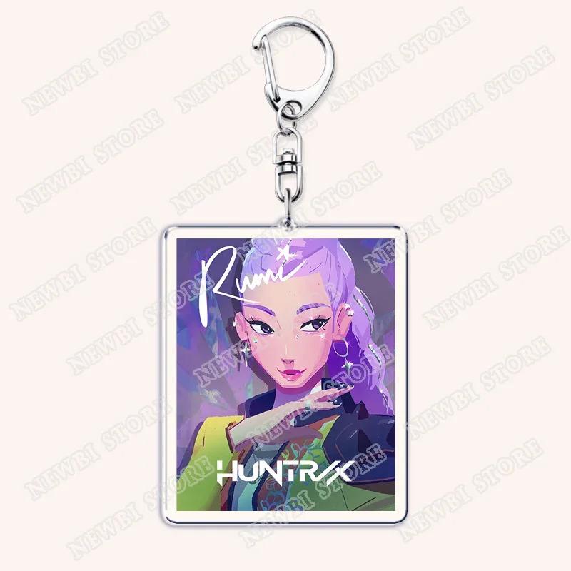 Kpop Demon Hunters Saja Boys Rumi Zoey Mira Keychains for Accessories Bag Keyring Jewelry Fans ...
