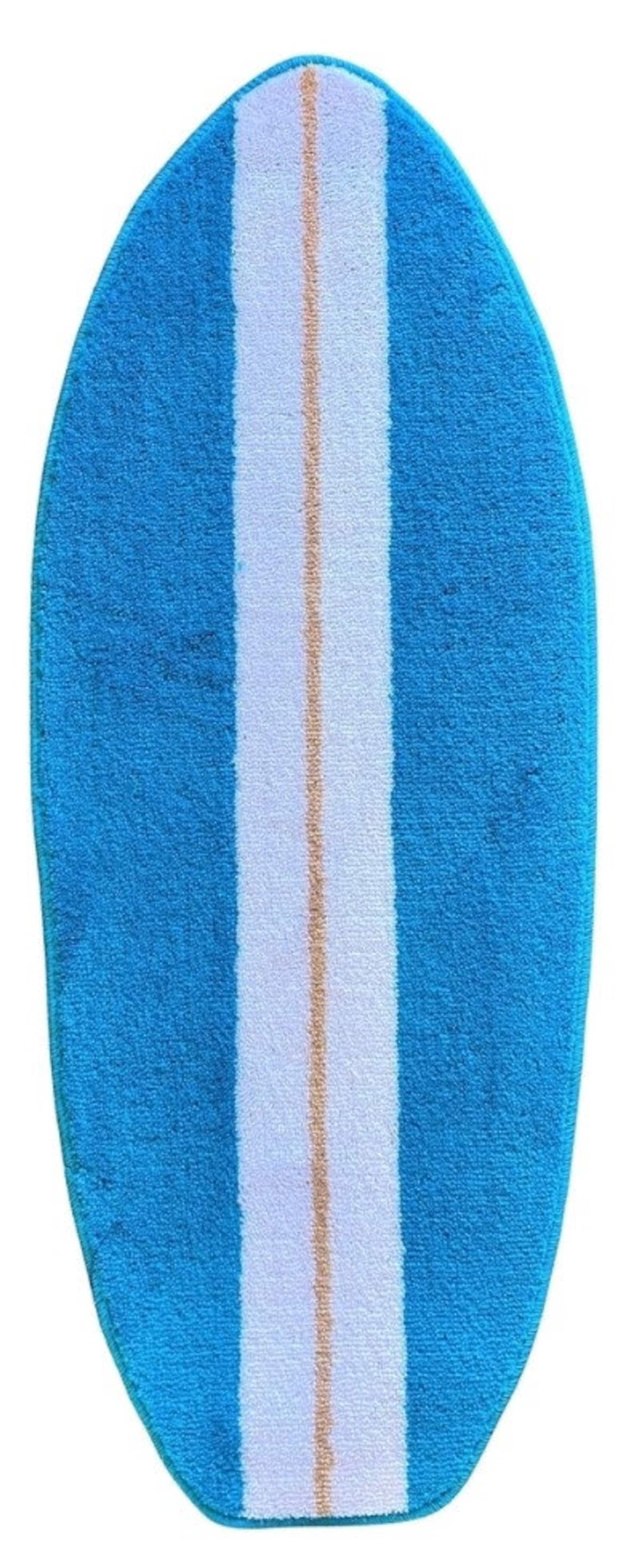 Surfboard Shaped Rug Bath Mat - Etsy