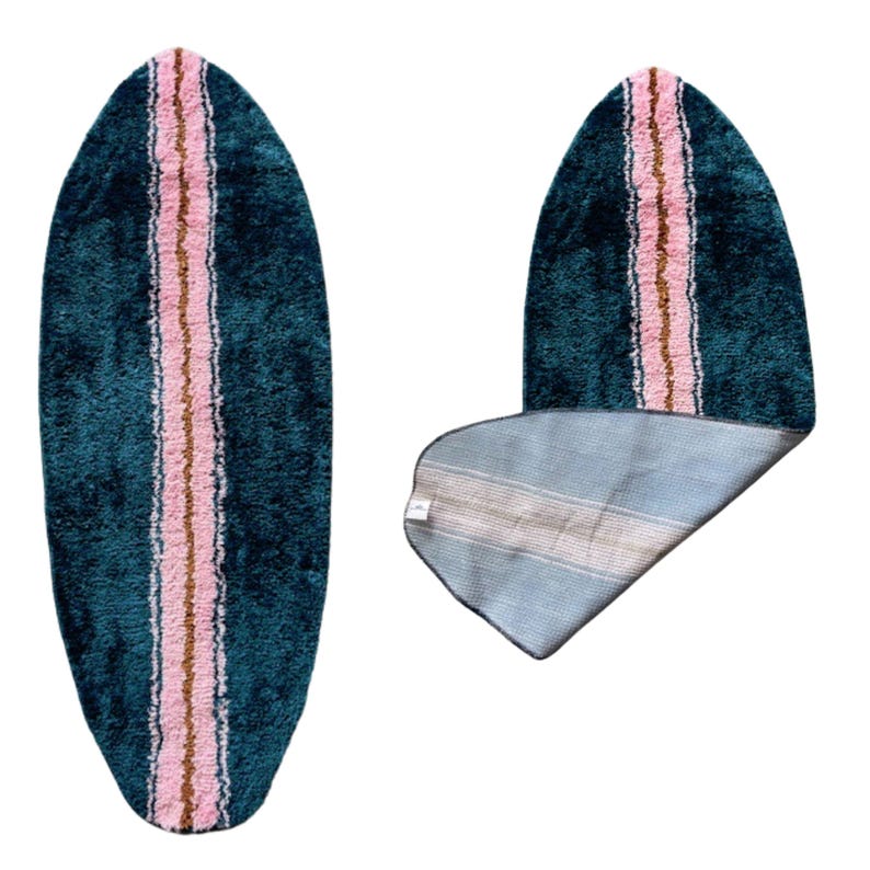 New 5ft Surfboard Shaped Rug Bath Mat Carpet - Etsy