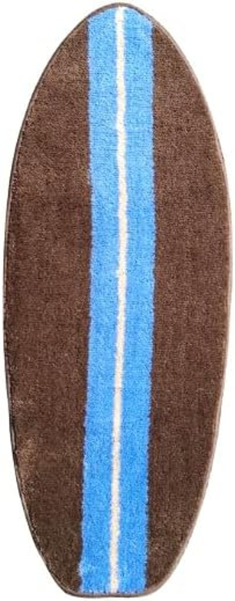 Surfboard Shaped Rug Bath Mat - Etsy
