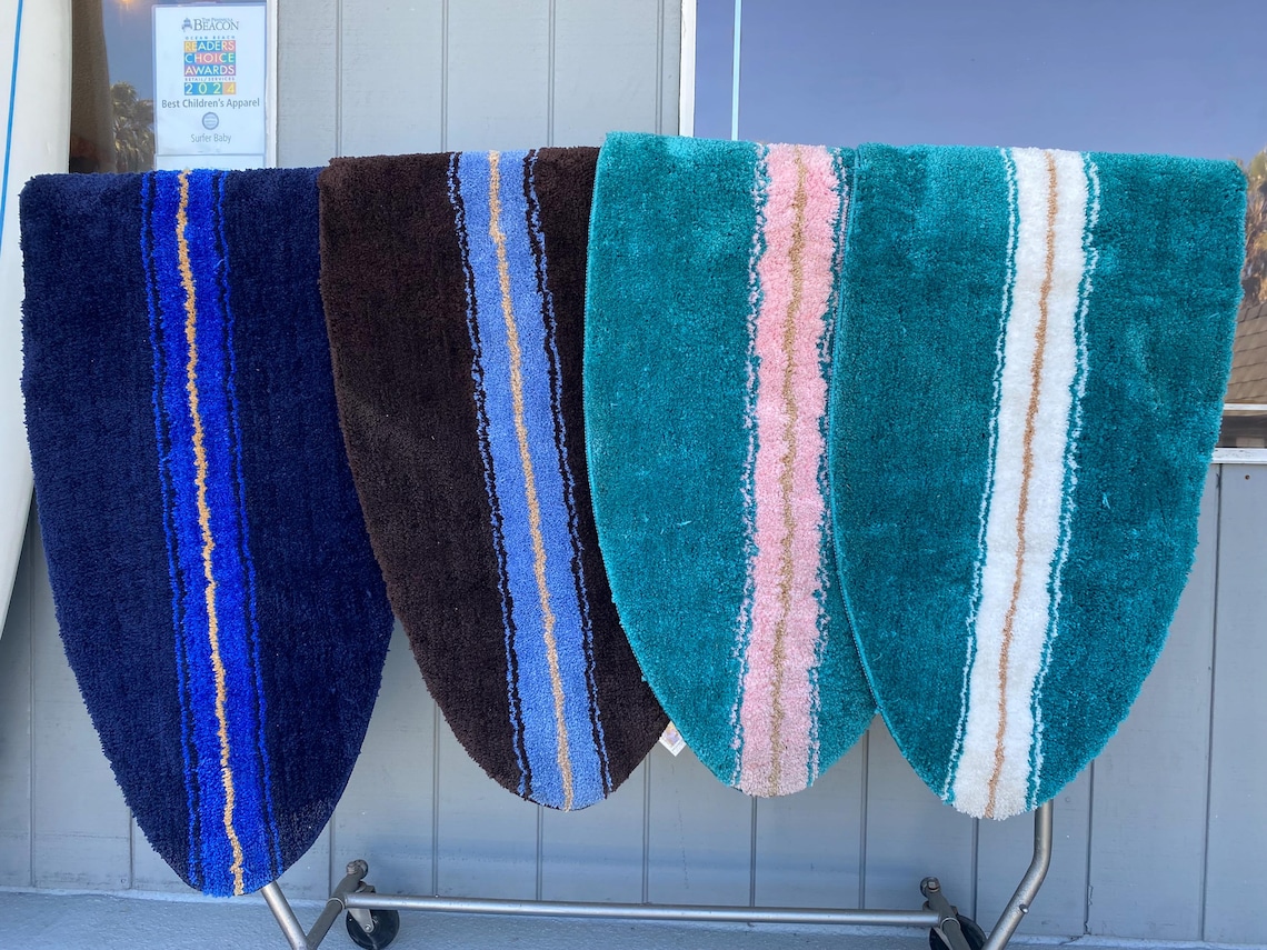 New 5ft Surfboard Shaped Rug Bath Mat Carpet - Etsy