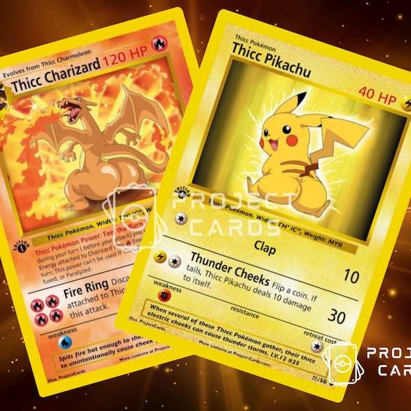 Thicc Pikachu - Etsy