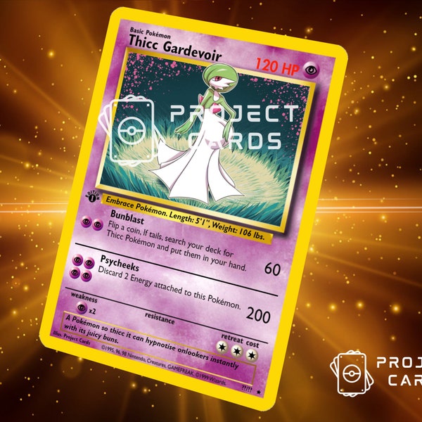 Gardevoir Custom Card - Etsy
