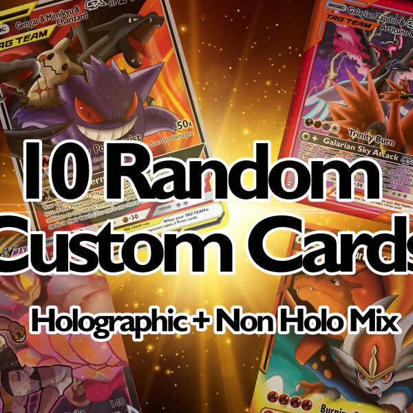 Pokemoncards Custom Cards - Etsy