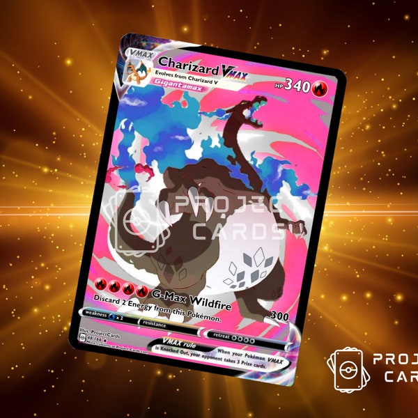 Custom Pokemone Card Vmax - Make Your Own Pokemone Card Vmax