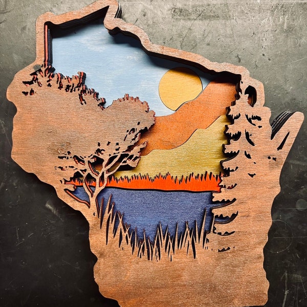 Wisconsin Landscape - Etsy