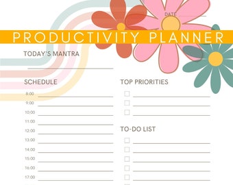 Printable Planner Pages, Downloadable Inserts, Printable Planner ...