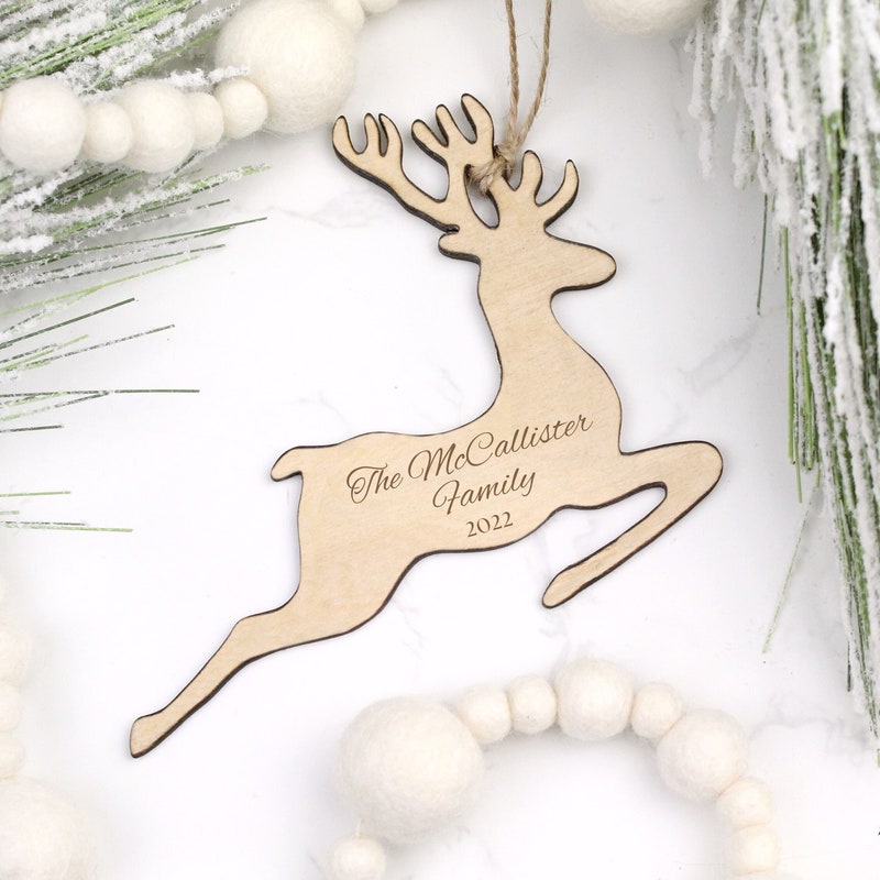 Reindeer Ornament - Etsy