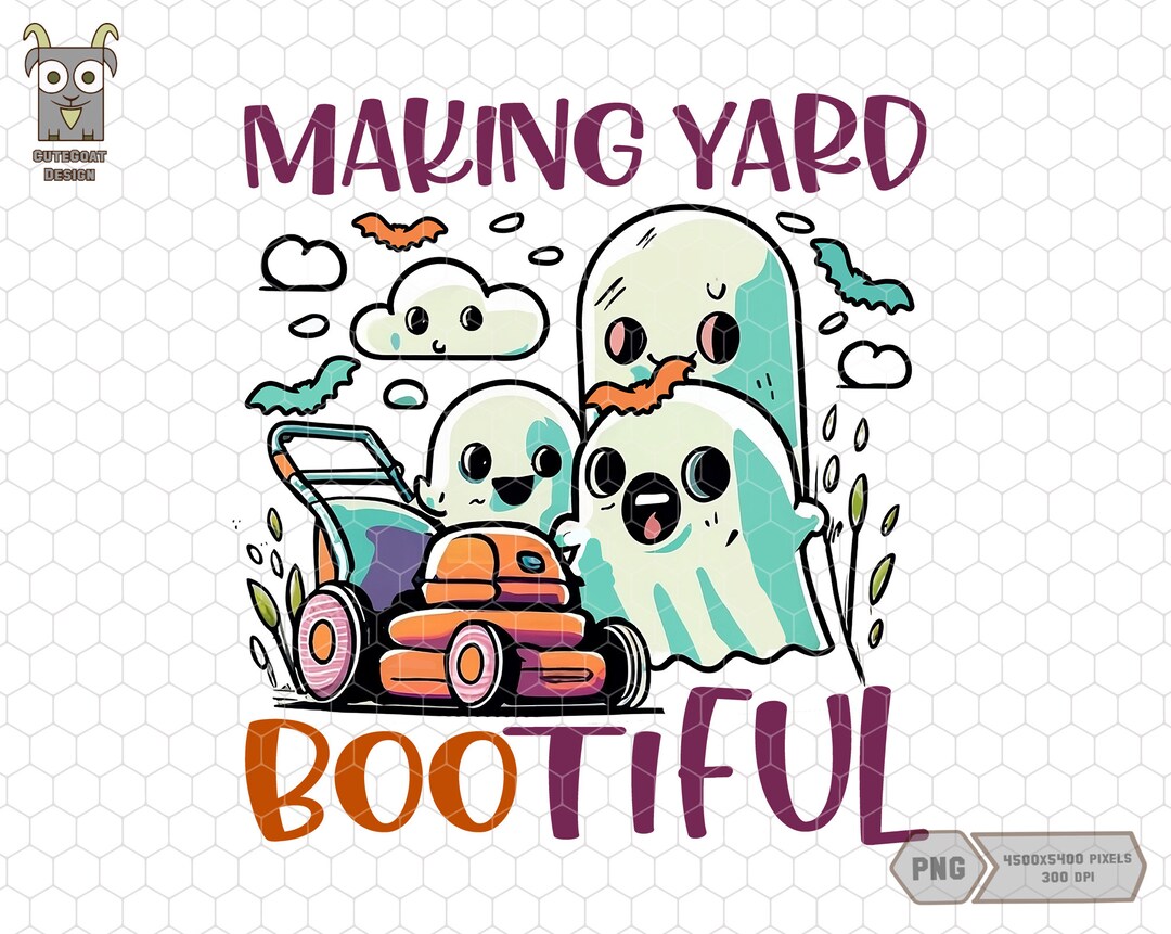 Making Yard Bootiful Png Boojee Ghost Png Spooky Pumpkin - Etsy