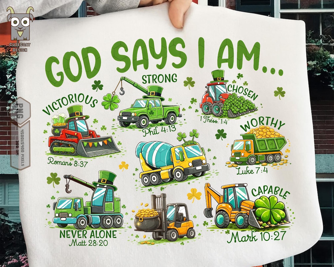 God Says I Am Patrick Png, Patrick Truck Png, Child of God Png, Jesus ...