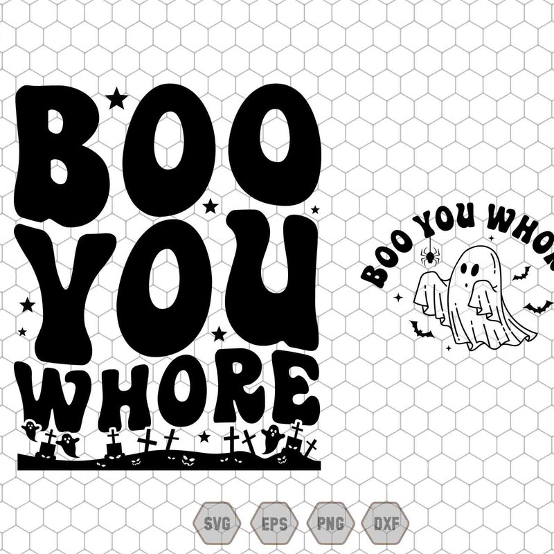 Boo You Whore - Etsy