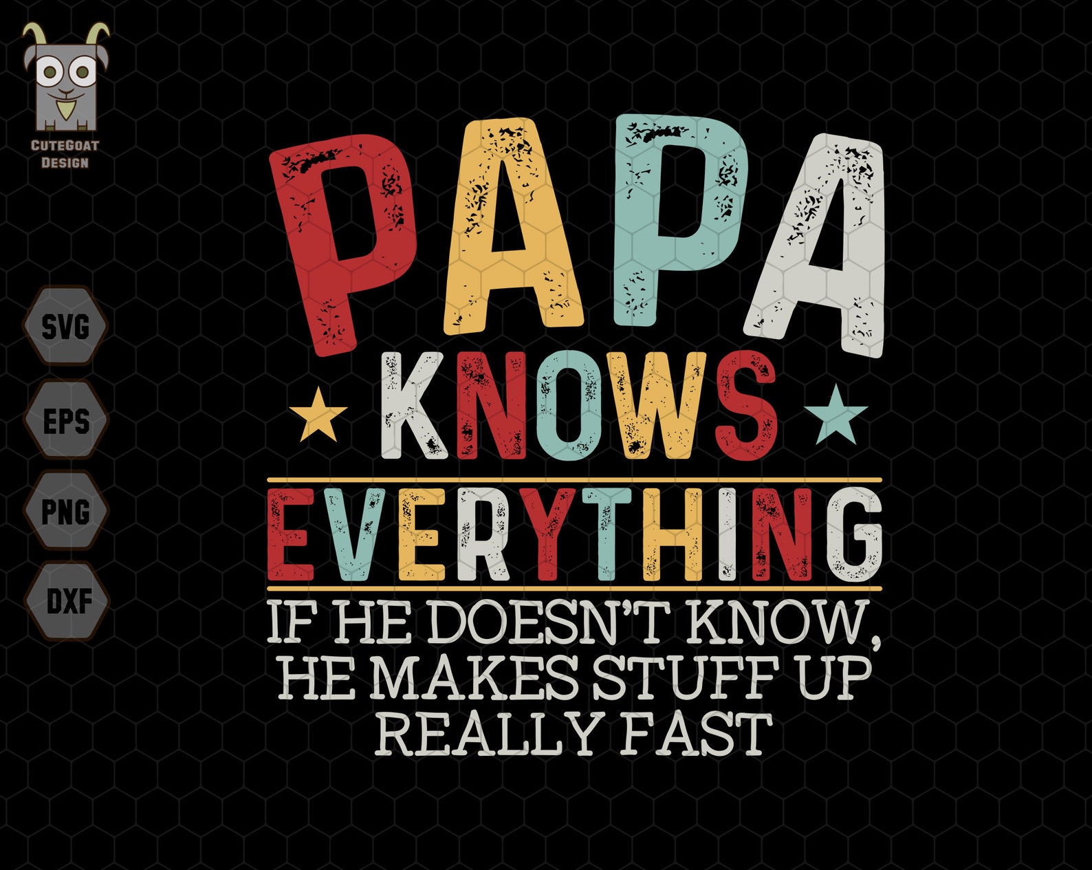 Papa Knows Everything Svg, Fathers Day Svg, Funny Papa Svg, Best Papa ...