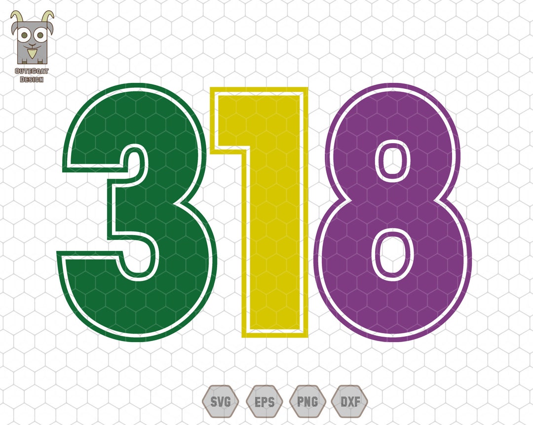Mardi Gras 318 Svg, Louisiana Area Code Svg, Crawfish Mardi Gras Svg ...