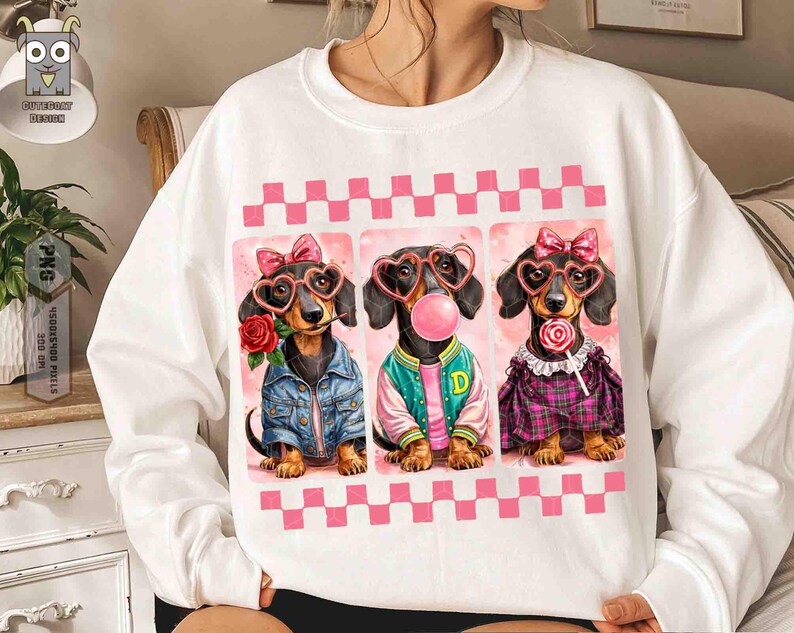 Dachshund Dog Valentine Png, Be Mine Png, Xoxo Png, Dog Mom Png, Dog ...