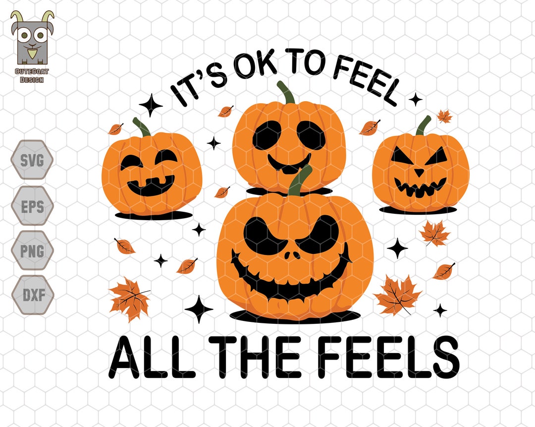 It's Ok to Feel Svg, All the Feels Svg, Mental Health Svg, Speech ...
