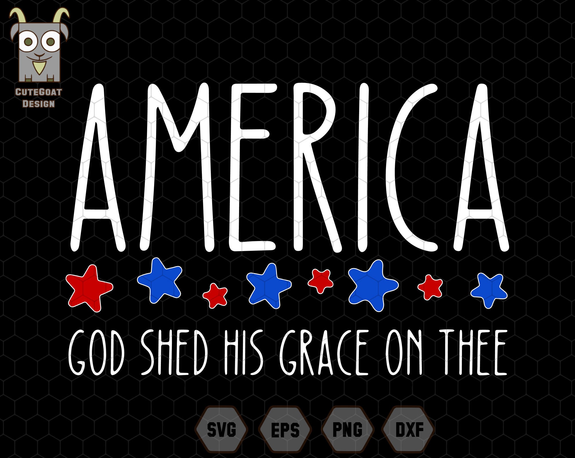 God Shed His Grace on Thee Svg, Independence Day, Patriotic Svg ...