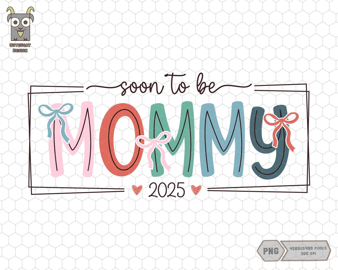 Retro Soon to Be Mommy 2025 Png, Pregnancy Announcement Png, Promoted ...