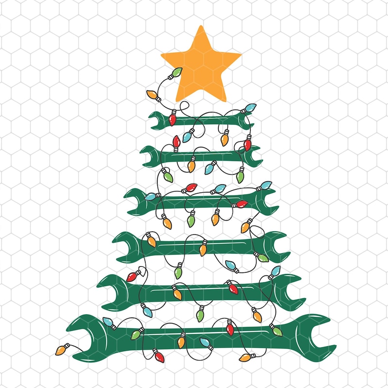 Christmas Wrench Svg - Etsy