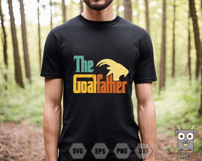 The Goat Father SVG Retro Funny Goat Lover Svg Farmer Svg - Etsy