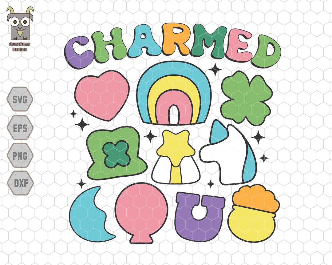 Charmed Patrick Svg, Lucky Charm Svg, Shenanigans Svg, Funny St ...