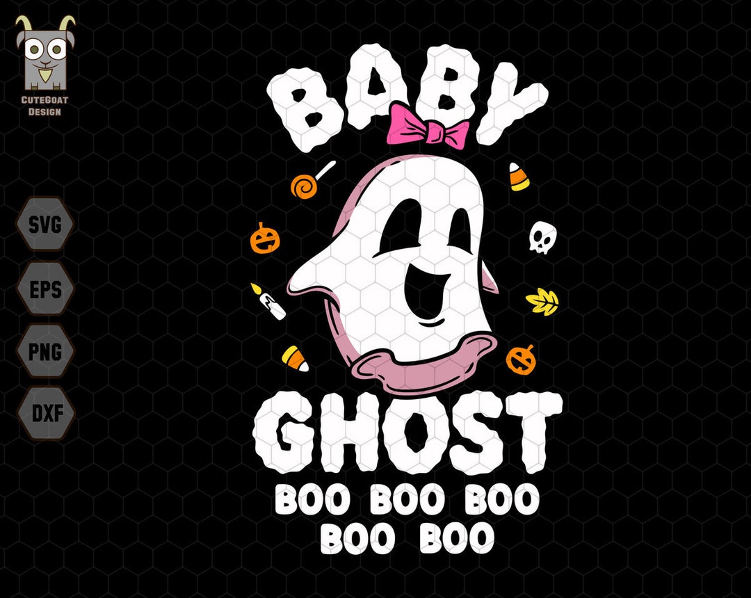 Baby Ghost Boo Svg Ghost Cute Svg Trick or Treat Trendy - Etsy