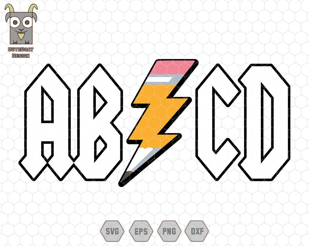 ABCD Svg, Teacher Svg, Trendy Back to School, School Svg, Teacher Svg ...