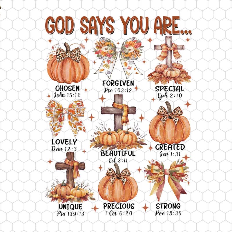 Autumn Christian Clipart - Etsy
