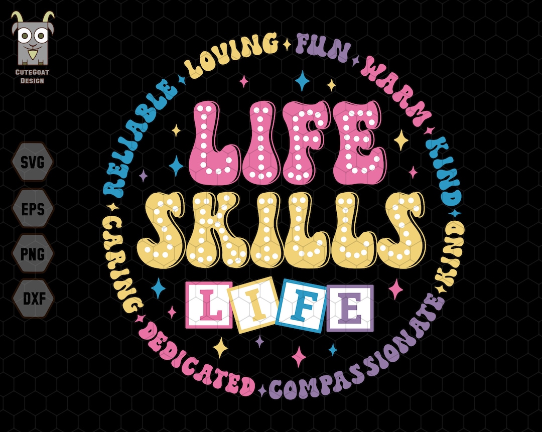 Life Skills Teacher SVG, Retro Teacher Svg, Teacher Appreciation, Back ...