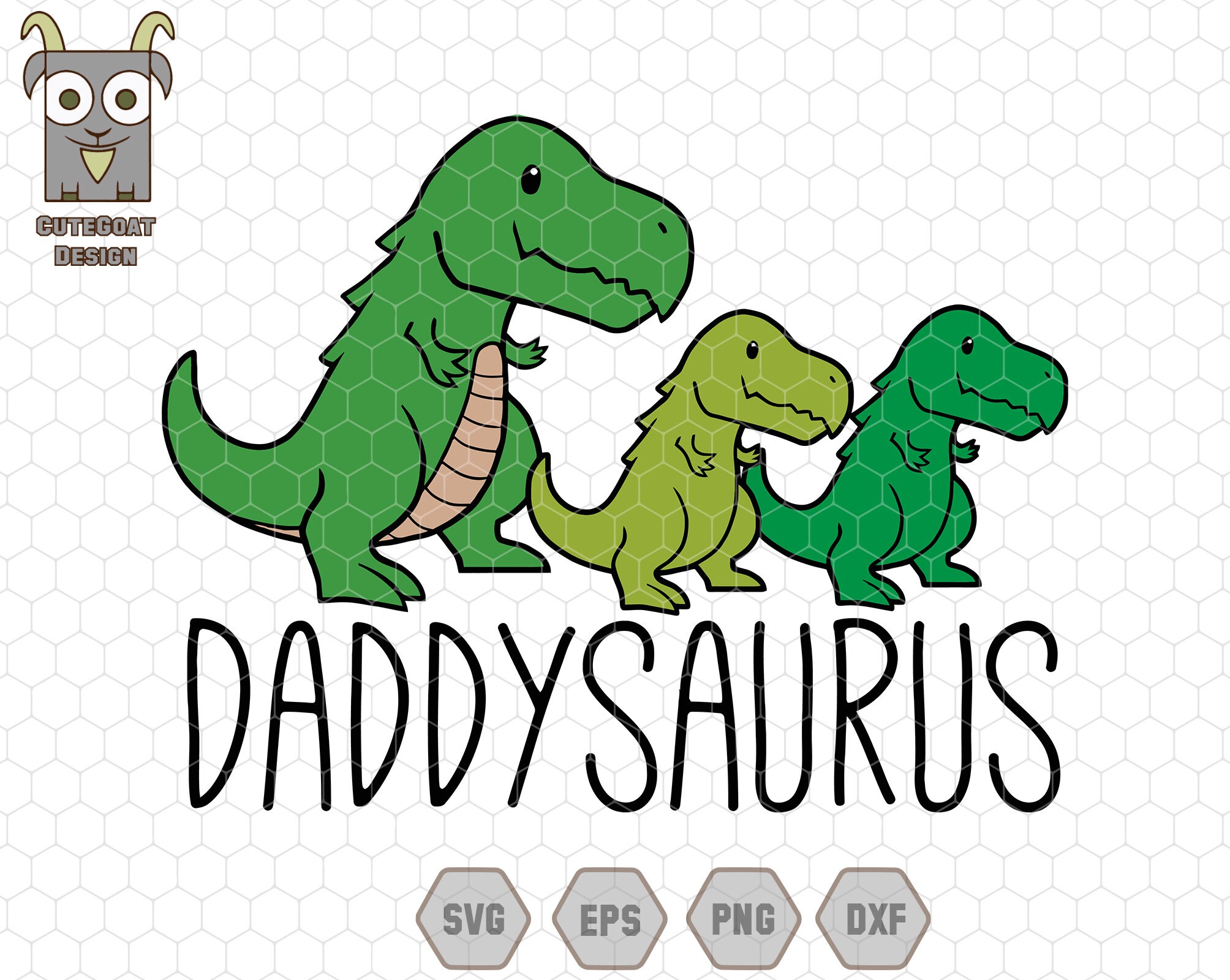 Daddysaurus Svg Daddy Svg Dad Dinosaur Svg Trex Svg Funny - Etsy