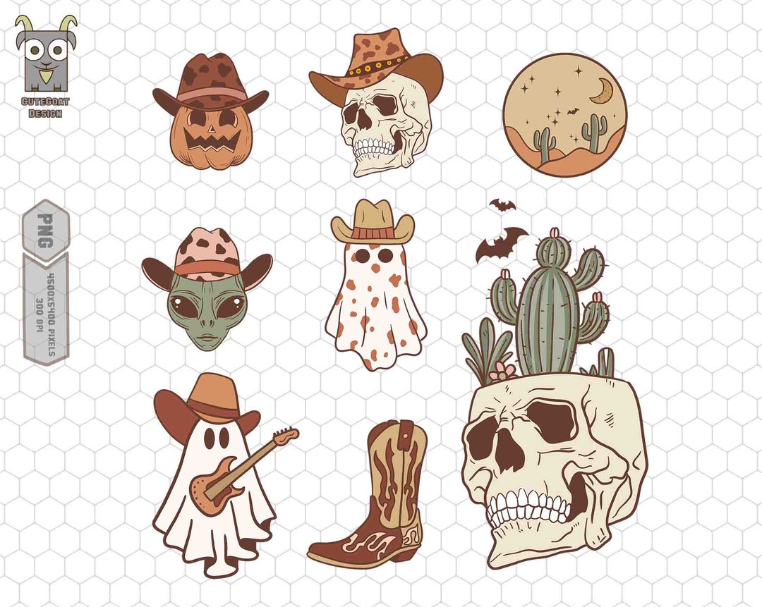 Western Halloween Png, Halloween Png, Halloween Doodles Png, Western ...