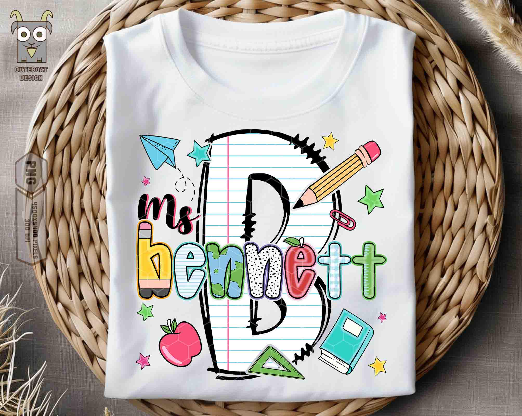 Personalized Teacher Png, Custom Teacher Name Png, Custom Student Name ...