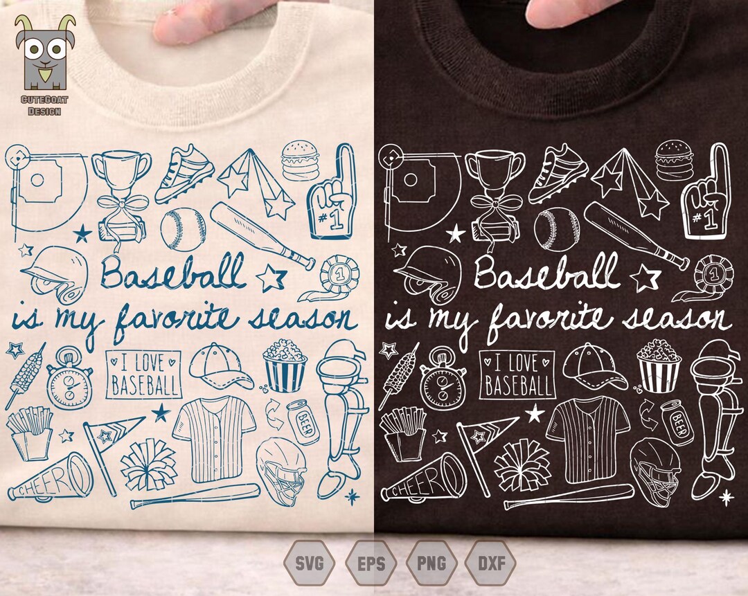 Baseball is My Favorite Season Svg, Sports Lover, at the Ballpark, Game ...