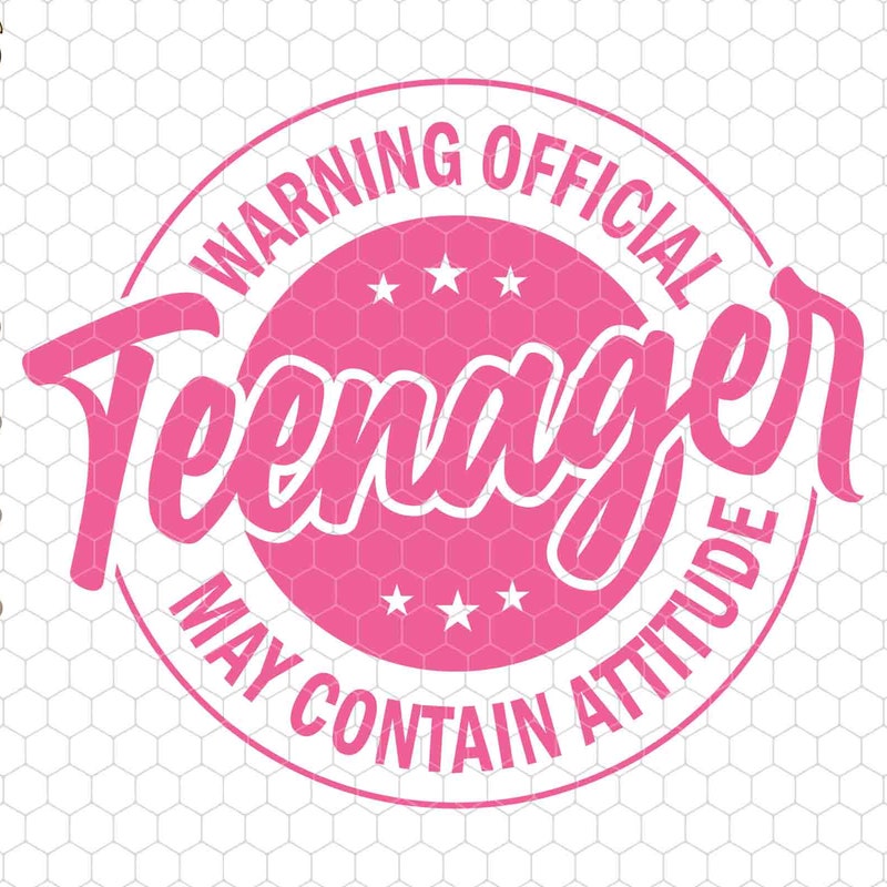 Official Teenager Svg - Etsy