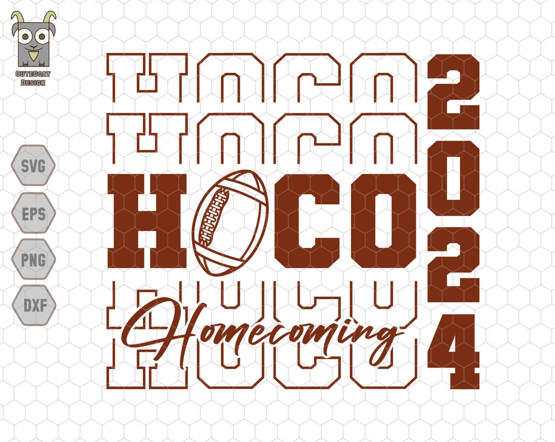Hoco 2024 Svg, Homecoming 2024 Svg, Homecoming Svg, Hoco Svg ...