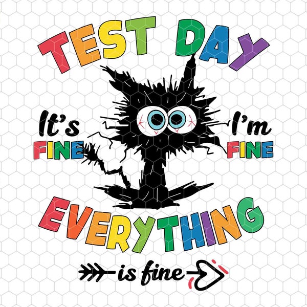 Funny Test Day Quote - Etsy