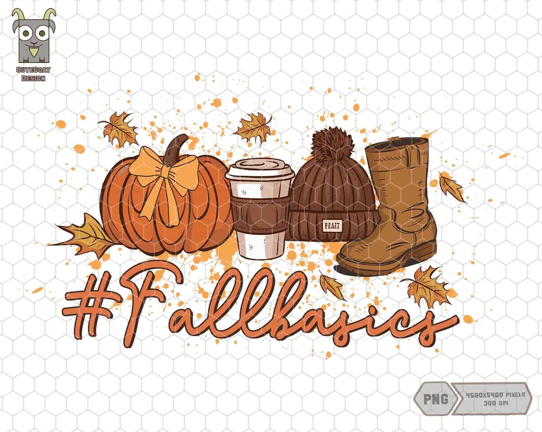 Fall Basic Png, Fall Sublimation Png, Retro Fall Png, Trendy Fall Png ...