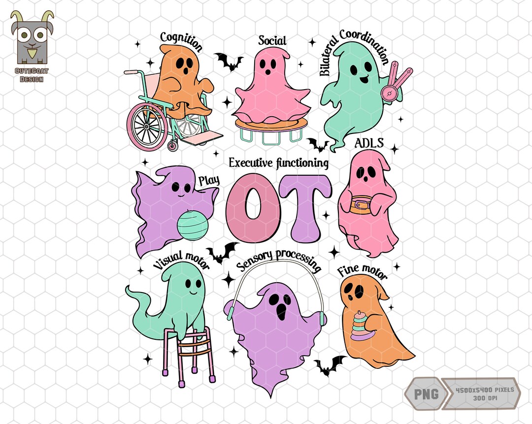 Occupational Therapy Halloween Png, OT Png, Mental Health Awareness ...
