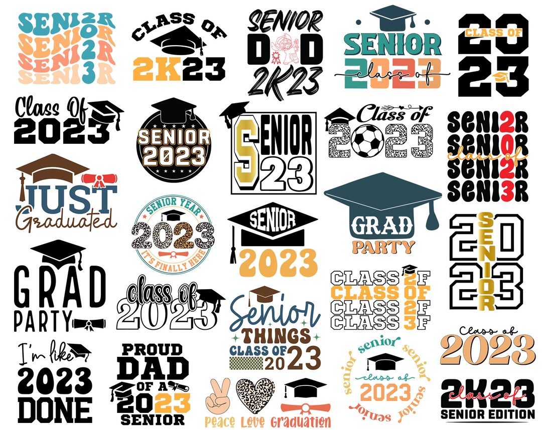 Senior 2023 Svg Bundle, Class of 2023 Svg Bundle, Senior Class of 2023 ...