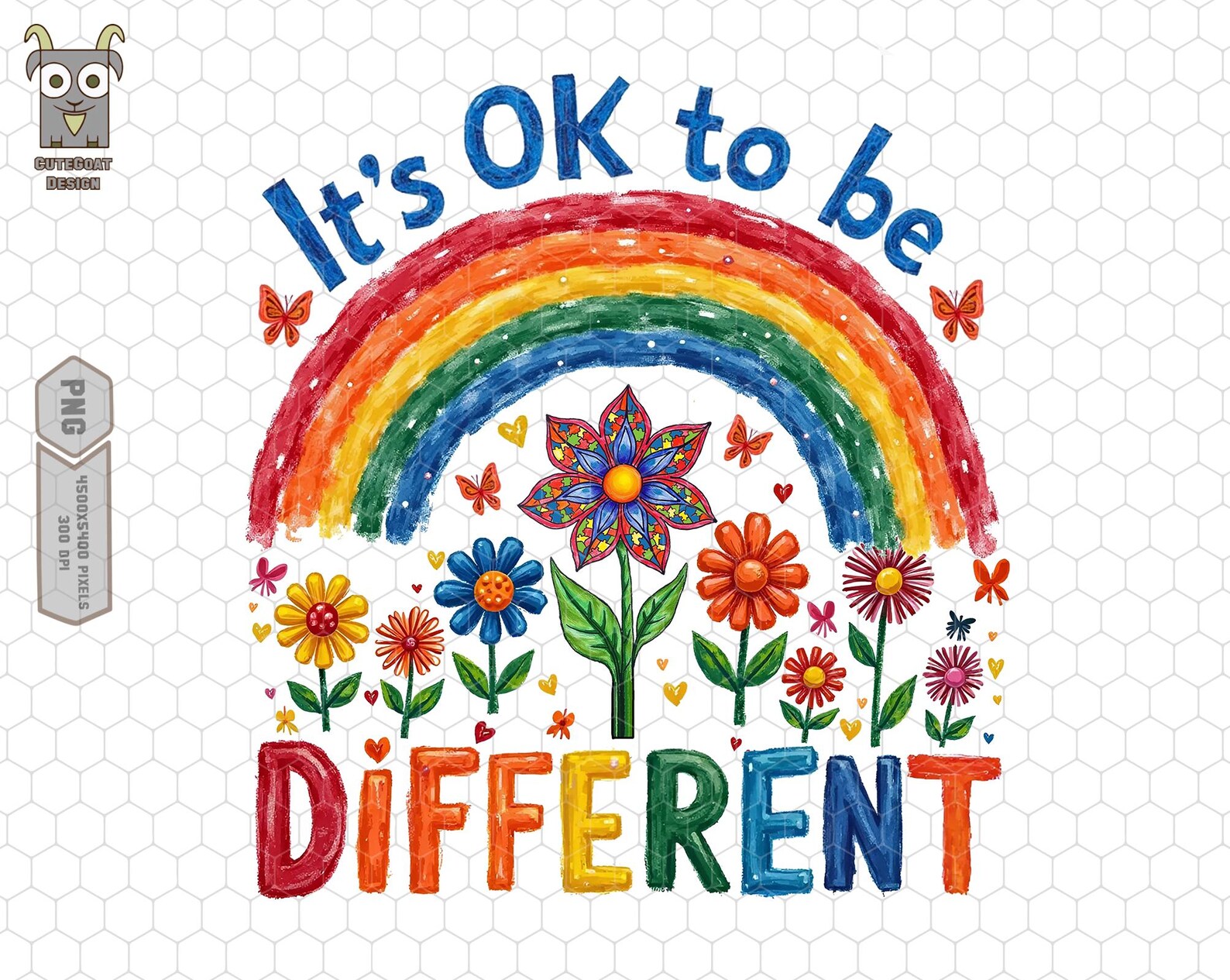 It's Ok to Be Different Png, Special Education, Neurodiversity, Autism ...