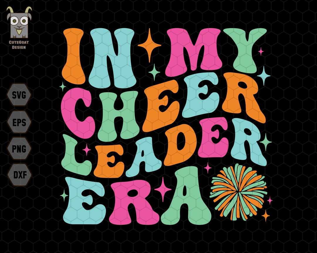 In My Cheer Leader Era Svg, Retro Cheerleader Svg, Cheerleading Era Svg ...