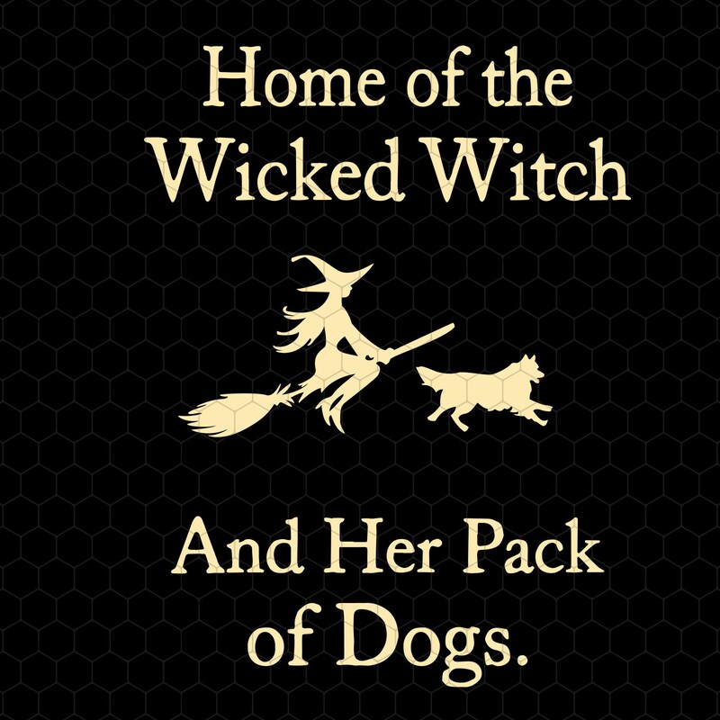 Wicked Witch and Dogs - Etsy