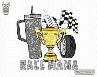 Race Mama Png, Retro Moto Mama Png, Happy Mother's Day Png, Race Day ...