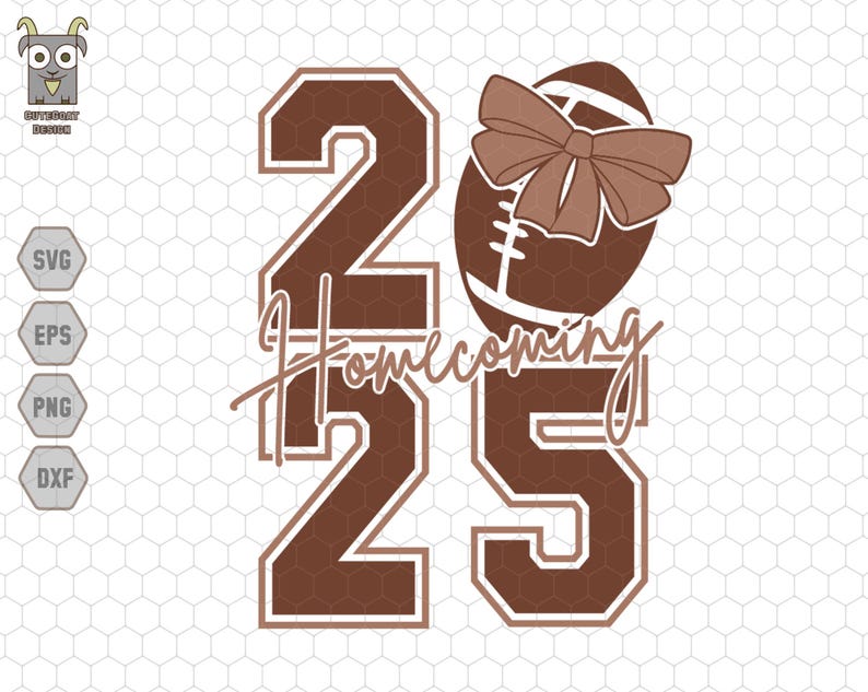 Home Coming 2025 Svg, Hoco 2025 Svg, Hoco Coquette Bow Svg, Homecoming Football Svg, High School ...