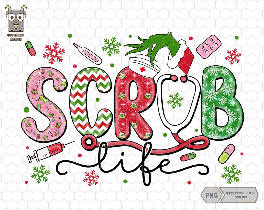 Scrub Life Png, Nurse Life Png, Preppy Green Guy Hand Png, Nursing Png ...