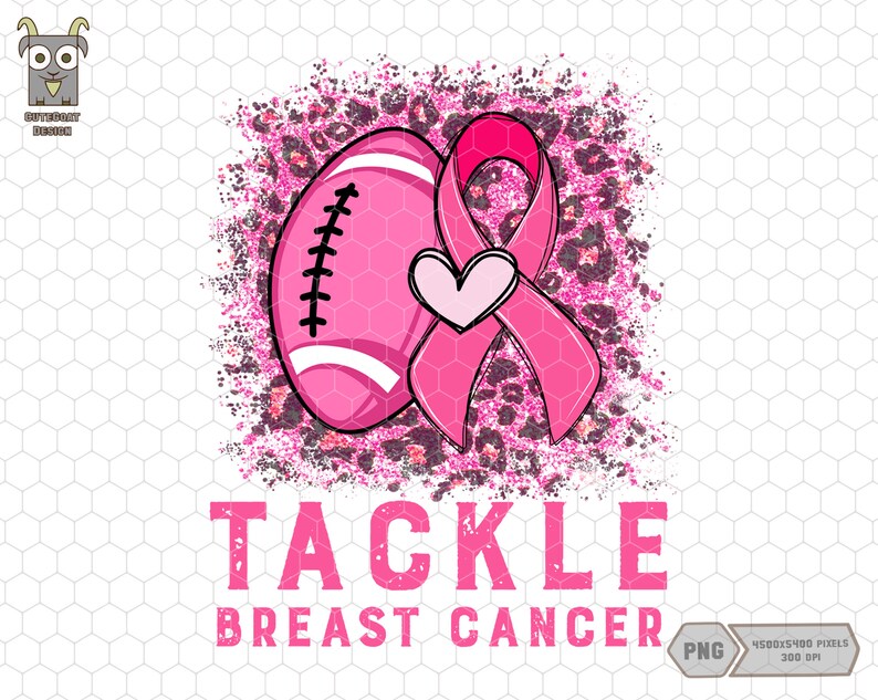Tackle Cancer Png, Breast Cancer Awareness Png, Football Season Png ...