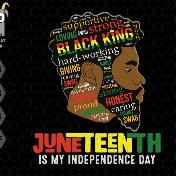 Juneteenth Man Svg - Etsy
