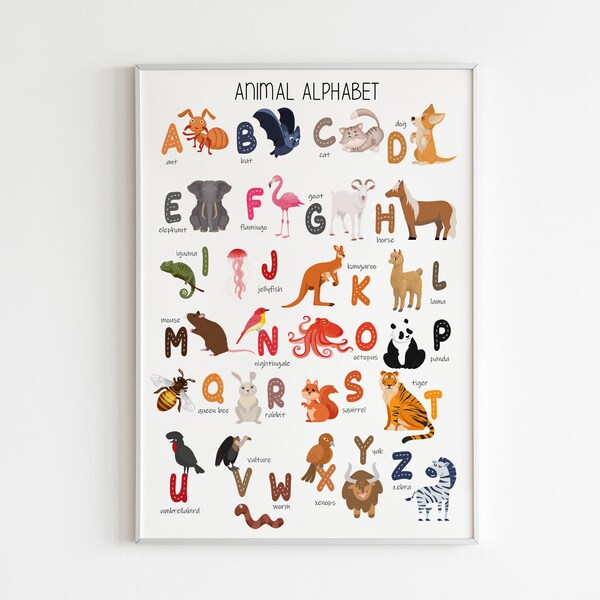 Woodland Abcs - Etsy