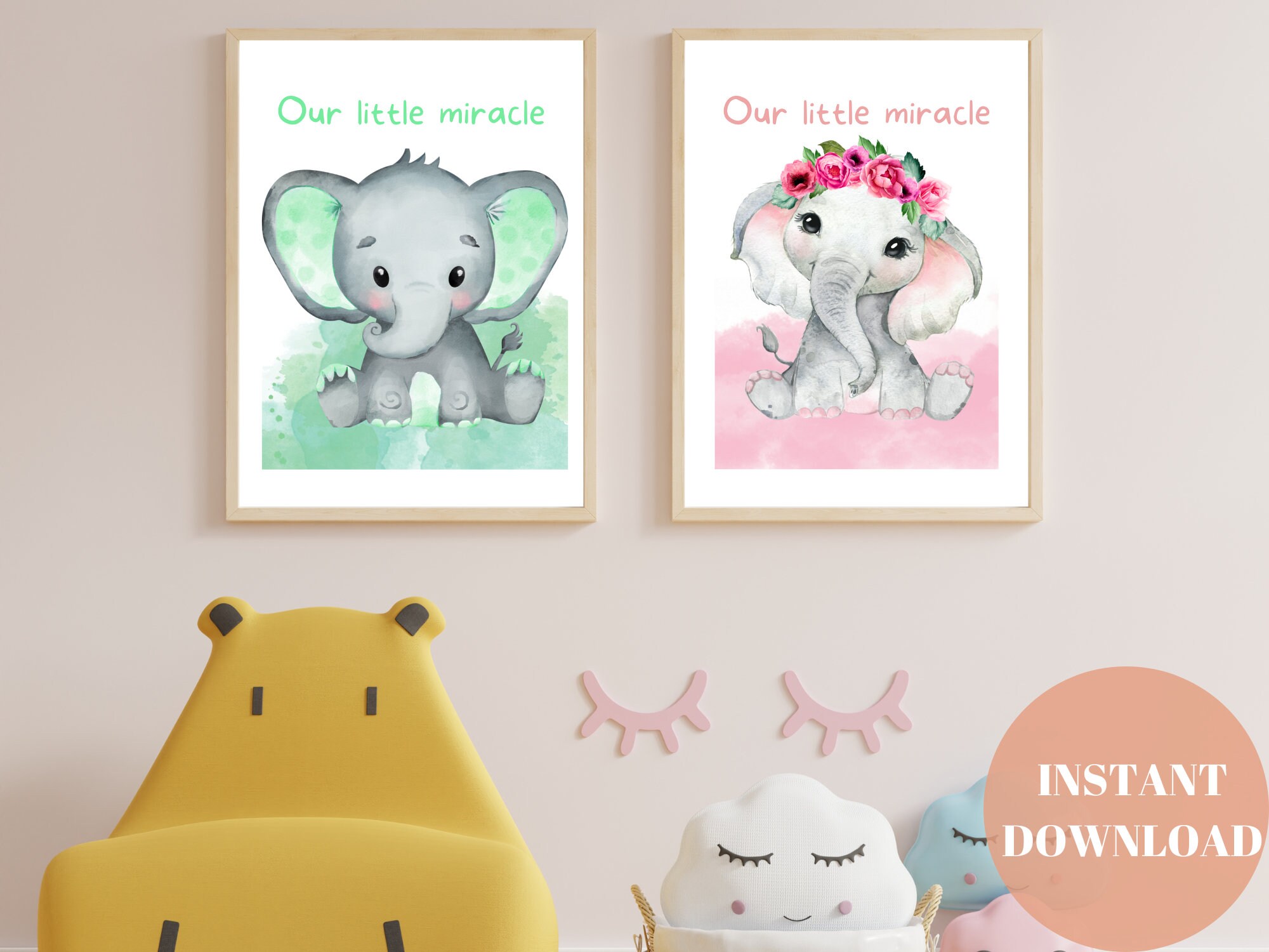Nursery Printable Kids Bedroom Printable BOY GIRL TWINS - Etsy