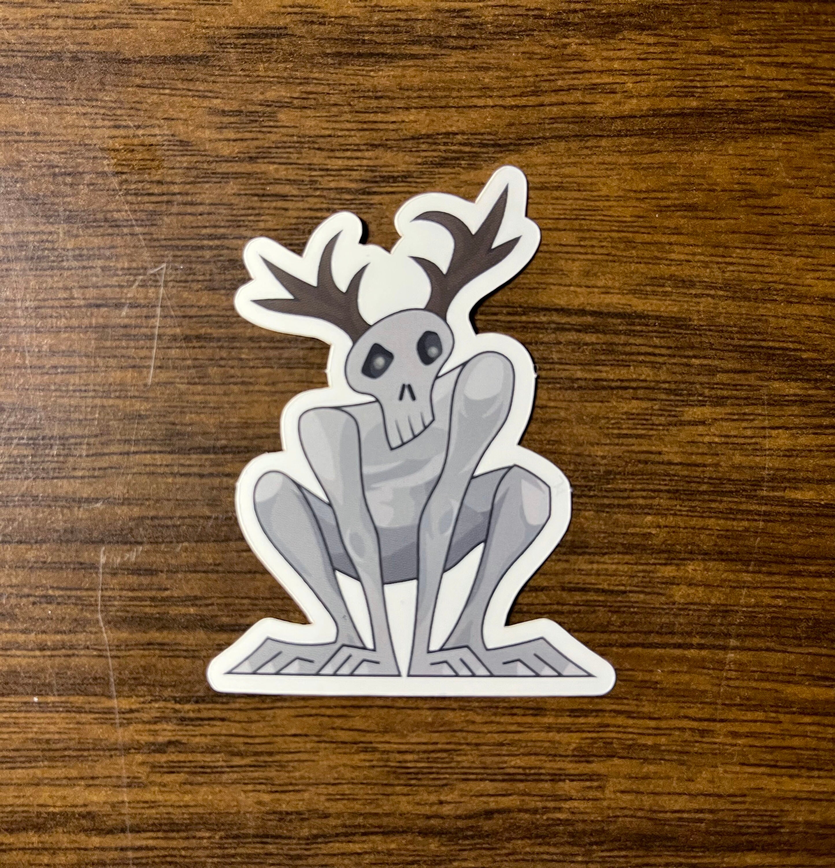 Wendigo Sticker / Cryptids Sticker / Creature Sticker / Laptop Sticker ...
